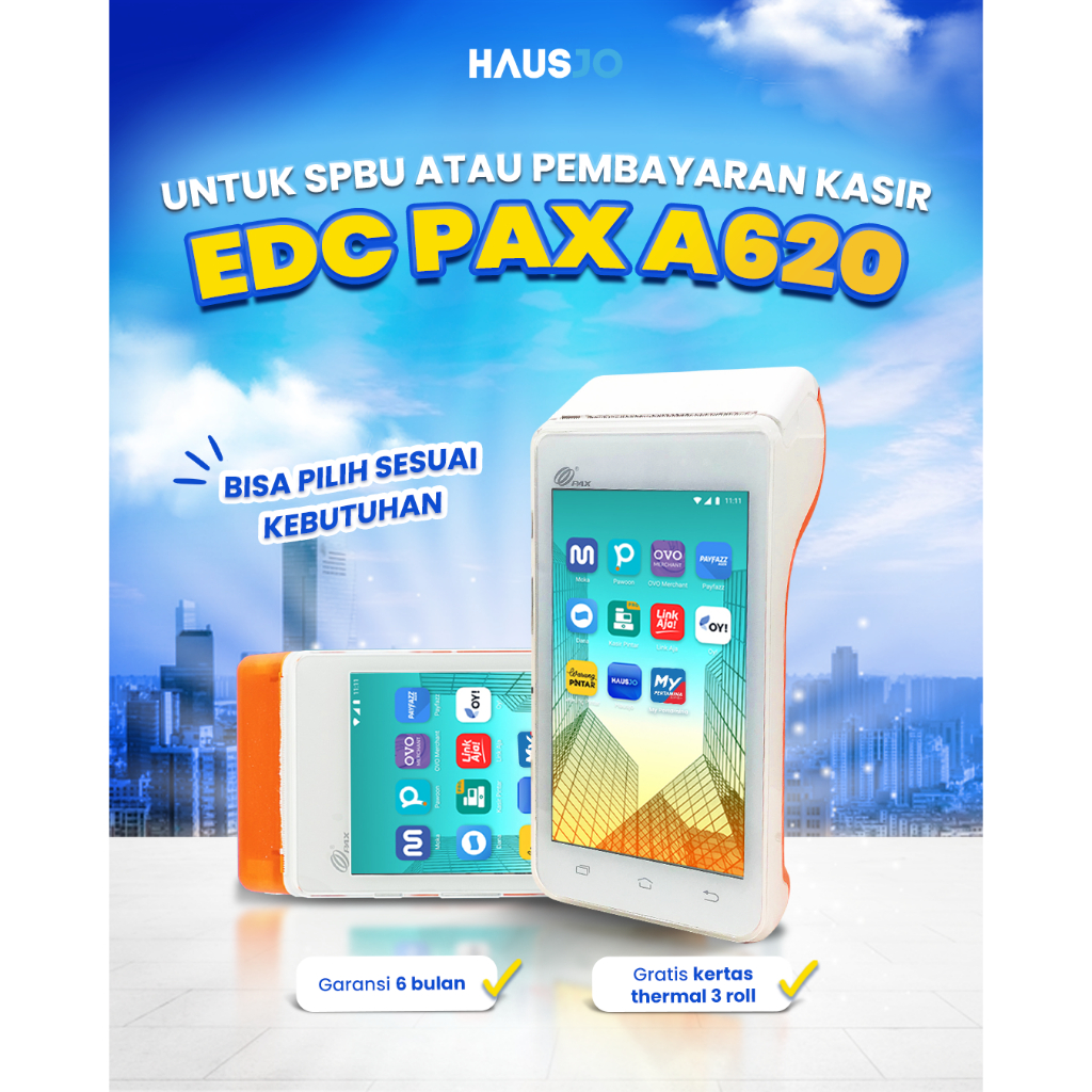 Jual Android Mini Digitalisasi SPBU PAX A620 | Shopee Indonesia