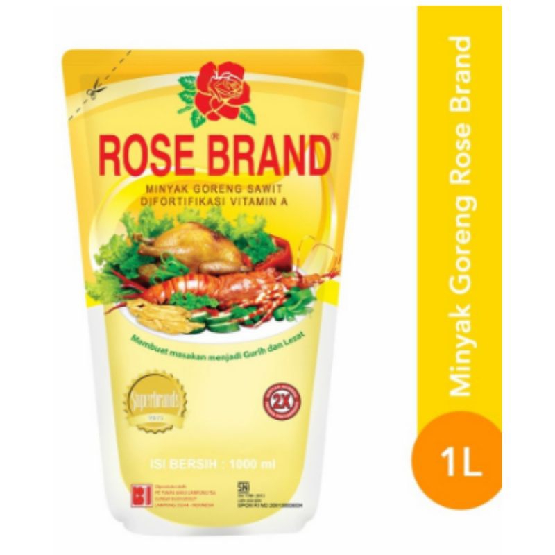 Jual MINYAK GORENG ROSEBRAND 1L TERMURAH | Shopee Indonesia