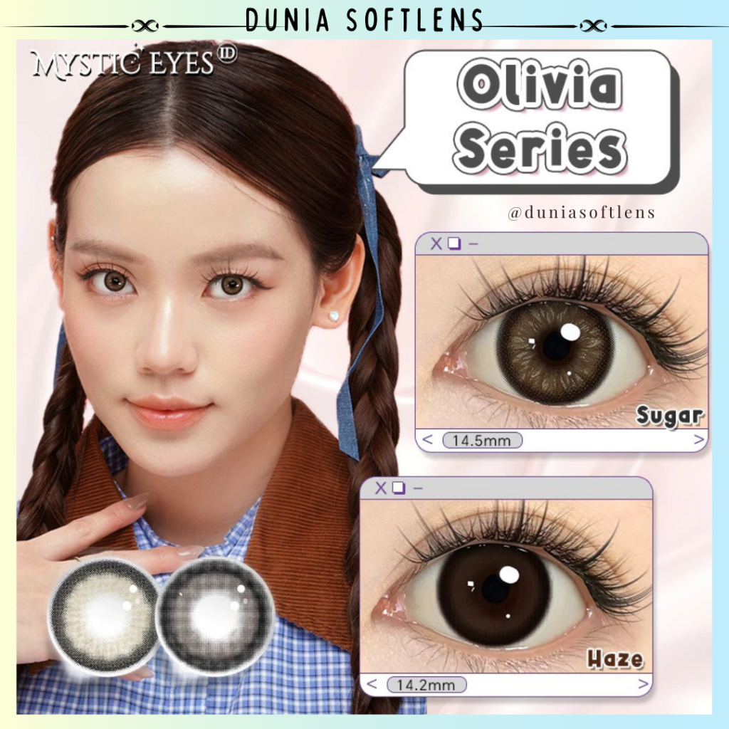 Jual Softlens Mysticeyes Olivia Series + Normal Only - DS | Shopee ...