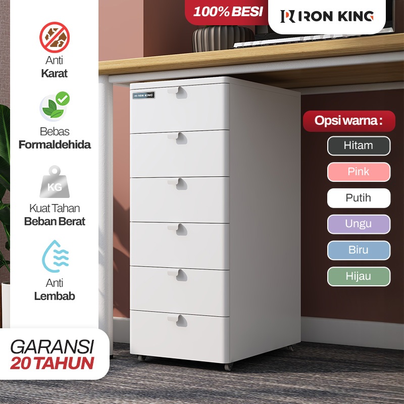 Jual Iron King Laci Mini Besi Aesthetic Laci 5-6 susun Lemari Laci ...
