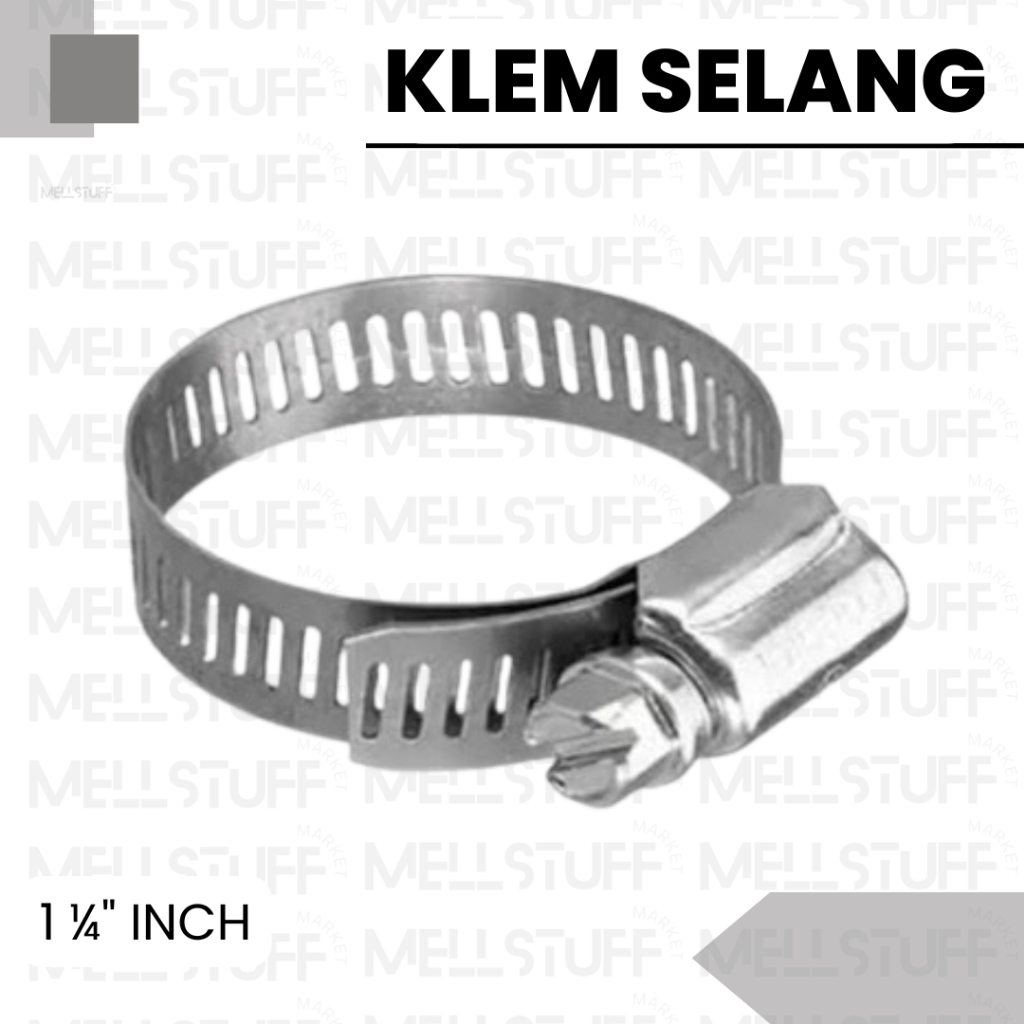 Jual Klem Selang 1 ¼" Inch Hose Clamp Pengencang Pengikat Selang Air Taman | Shopee Indonesia