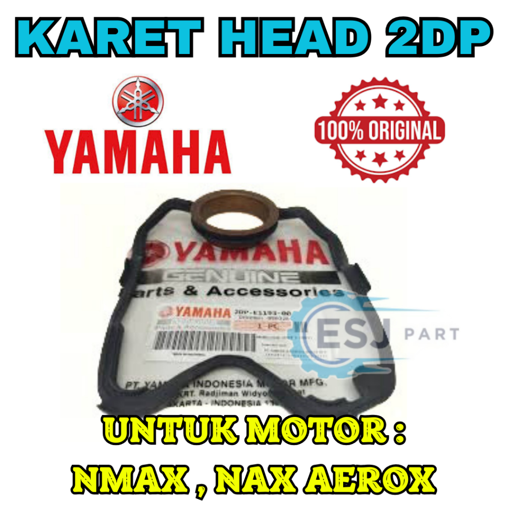 Jual KARET HEAD KODE-2DP ORIGINAL YAMAHA YGP SEAL HEAD GASKET N MAX NEW ...