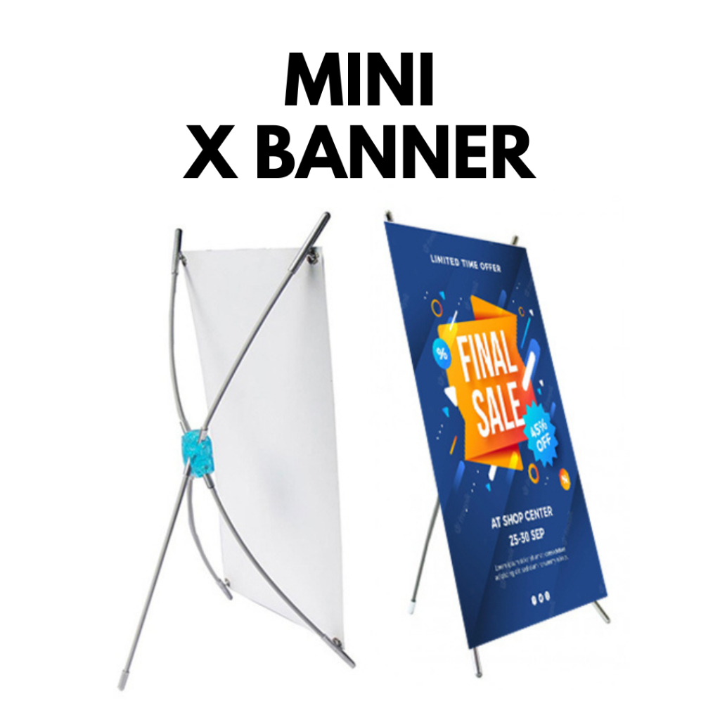 Jual Cetak Mini X-Banner Bahan Ivory Laminasi - Lustre - Albatros ...