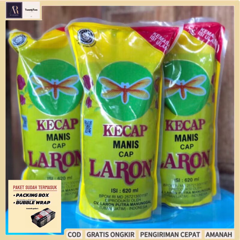 Jual Kecap Manis Laron Tuban Refill Besar 620ml | Shopee Indonesia