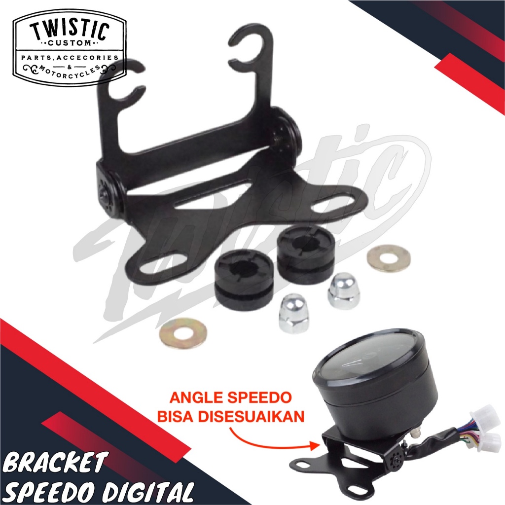 Jual Bracket Breket Dudukan Speedometer Digital Litex Litron Motor ...