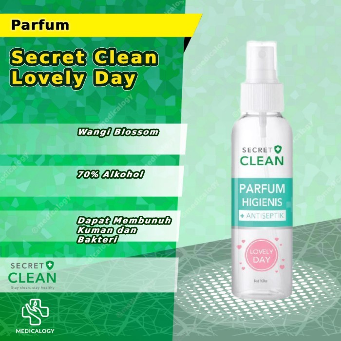 Jual Secret Clean Parfum Higenis Varian Lovely Day 100ml | Shopee Indonesia