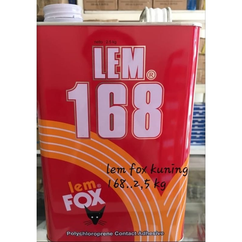 Jual Lem Fox Kuning 168 Galon 2.5 Kg | Shopee Indonesia