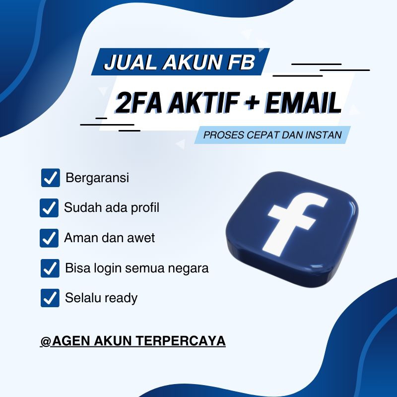 Jual AKUN FB KUAT 2FA AWET UNTUK BERGARANSI | Shopee Indonesia