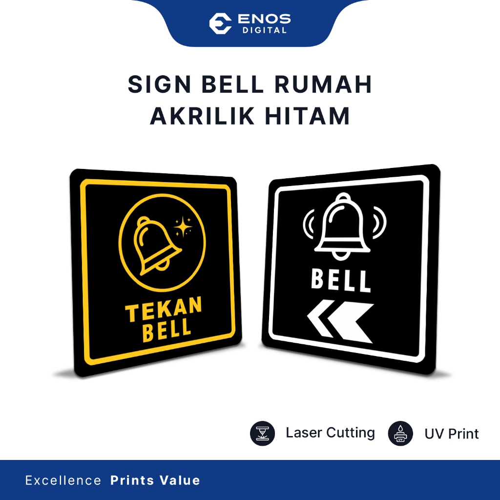 Jual SIGN SIGNAGE BEL AKRILIK / PAPAN BELL / ACRYLIC PRINT UV ANTI AIR ...