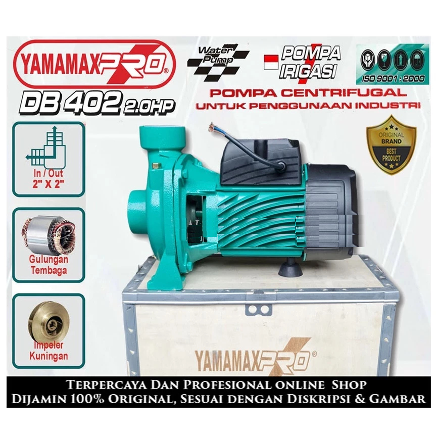 Jual Yamamax Pro DB 402 - 2.0 HP peti Kayu Pompa Air Sentrifugal ...