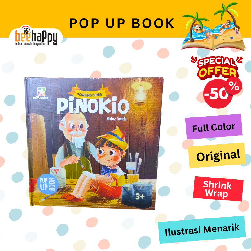 Jual Buku Pop Up Anak PINOKIO | Shopee Indonesia