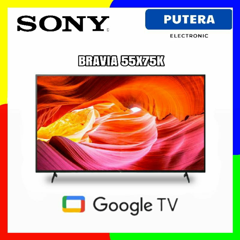 Jual SONY 55X75K SMART GOOGLE TV 55 inch 4K UHD KD-55X75K | Shopee ...