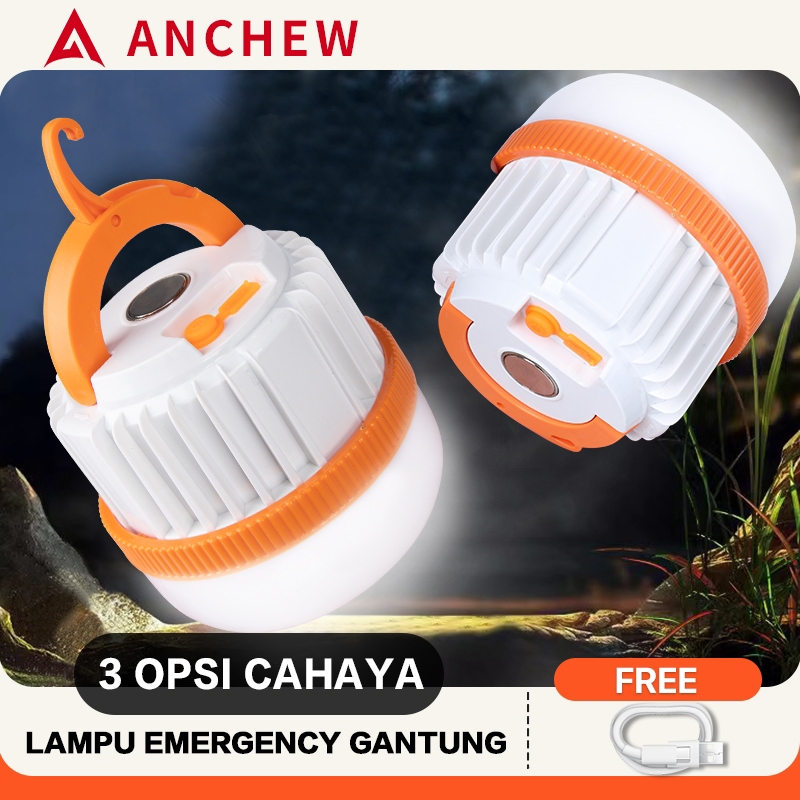 Jual Lampu Emergency Tahan 6-8h Charger USB-C Lampu Camping Lampu Tenda Serbaguna Superterang ...
