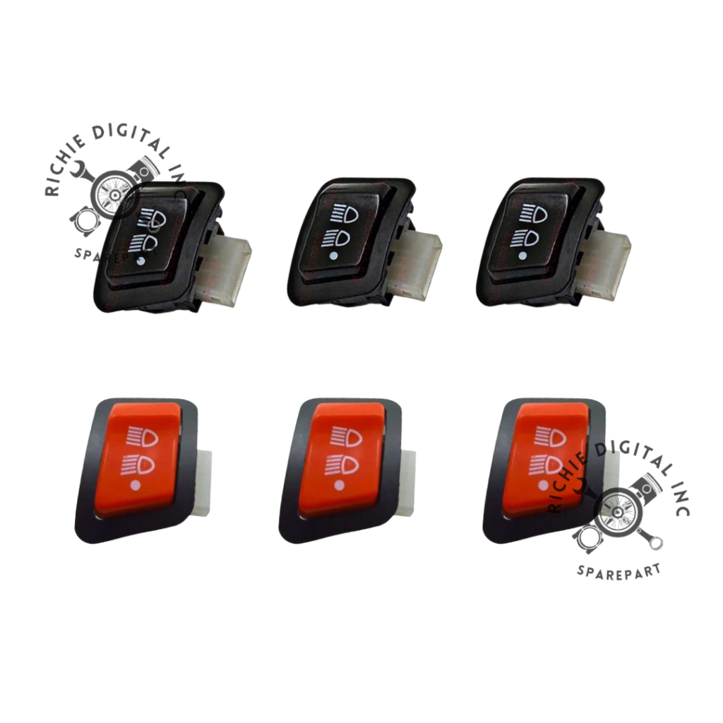 Jual Saklar Tombol DIM High Low On Off Beam Motor 3 MODE Honda Beat ...