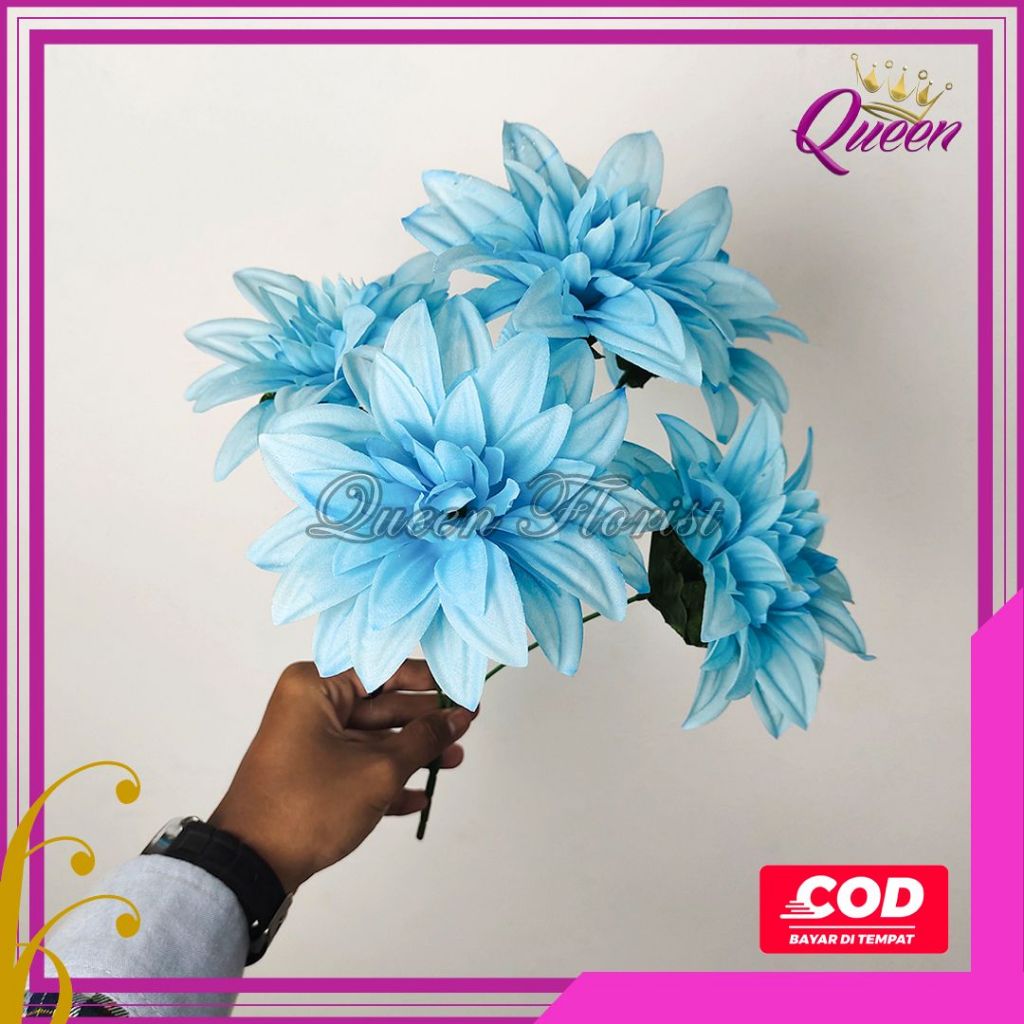 Jual Bunga Krisan Crisant Premium Murah Jumbo SJ Cabang 5 Diamater 14 ...