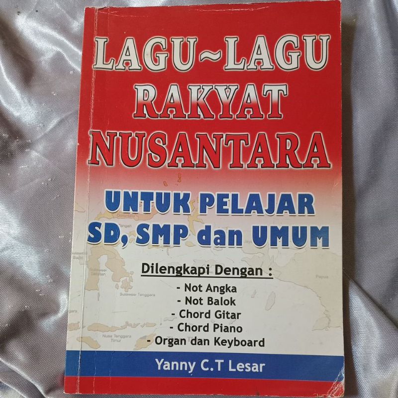 Jual Buku lagu lagu rakyat nusantara - disertai not dan Chord | Shopee ...