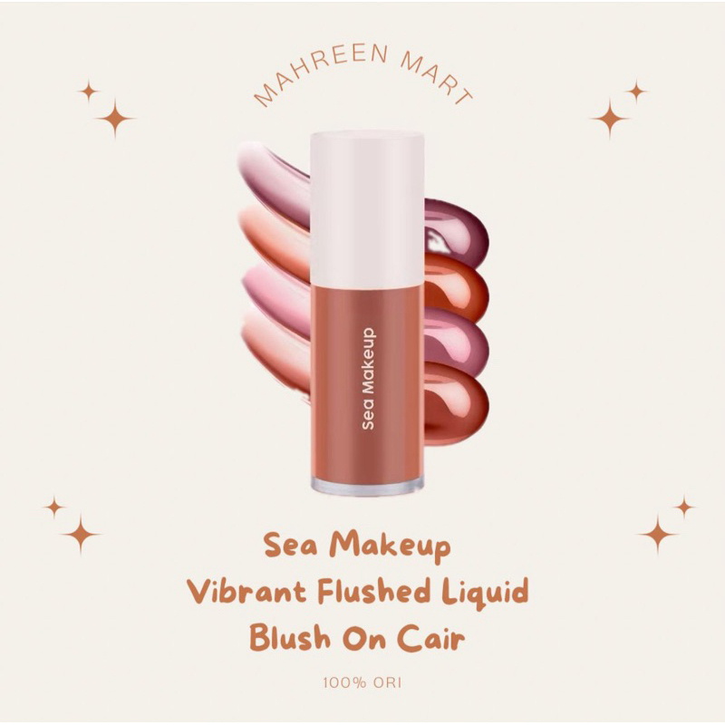 Jual Sea Makeup Vibrant Flushed Liquid Blush On Cair | Shopee Indonesia