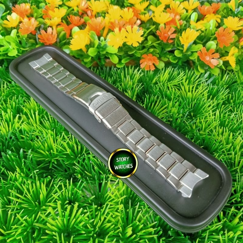 Jual Rantai Bracelet Rubber Strap SEIKO Samurai/King Oyster Original ...