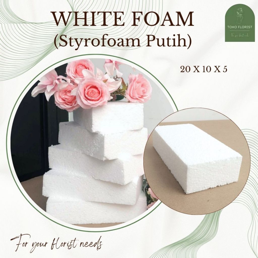 Jual ECER FOAM PUTIH 20X10X5 | Shopee Indonesia