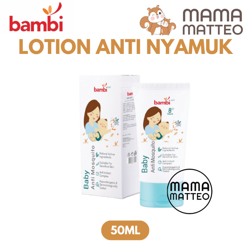 Jual BAMBI Baby Anti Mosquito Lotion Anti Irritant 50ml / Lotion Anti ...