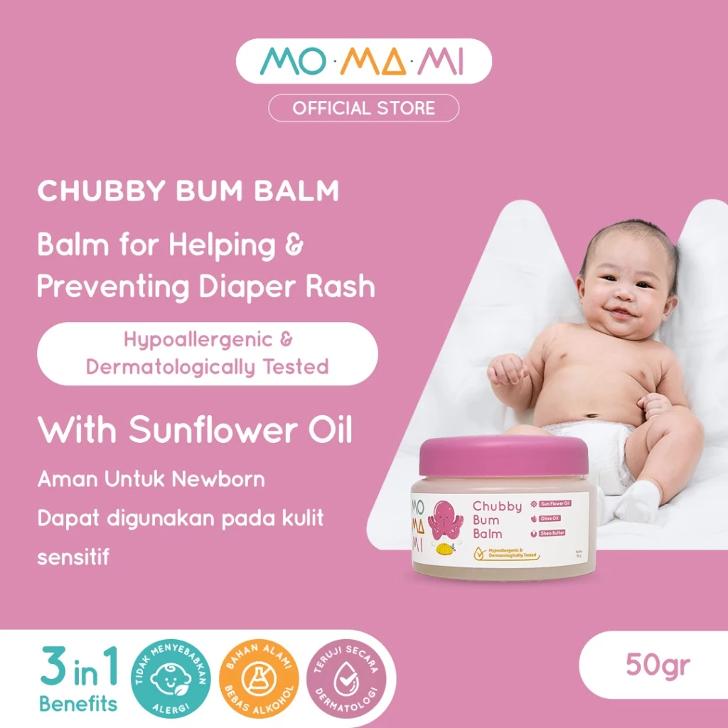 Jual Momami Baby Chubby Bum Balm - Lotion & Cream Bayi (50 gr) | Shopee ...
