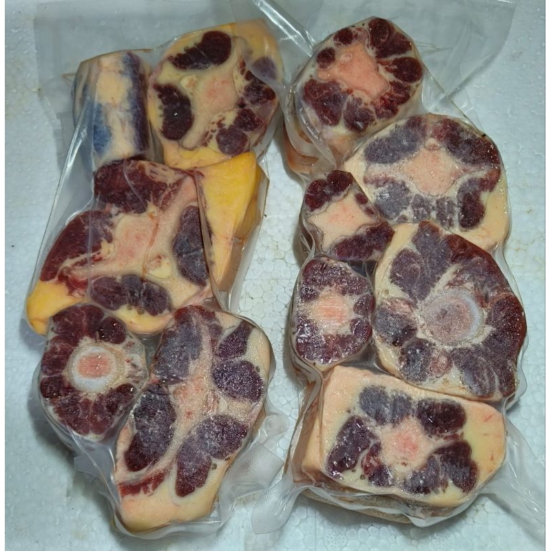 Jual Oxtail / Buntut Sapi Lokal Super Utuh Sudah Potongan Kemasan 1/2 ...