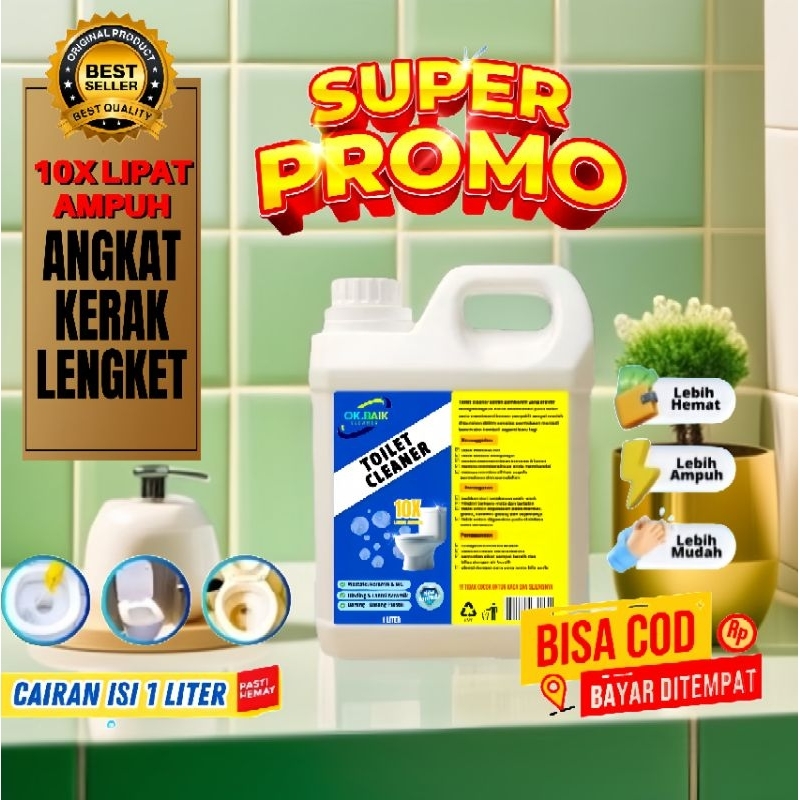 Jual Ok.Baik Cleaner Pembersih Kerak Toilet Kamar Mandi Stainless ...