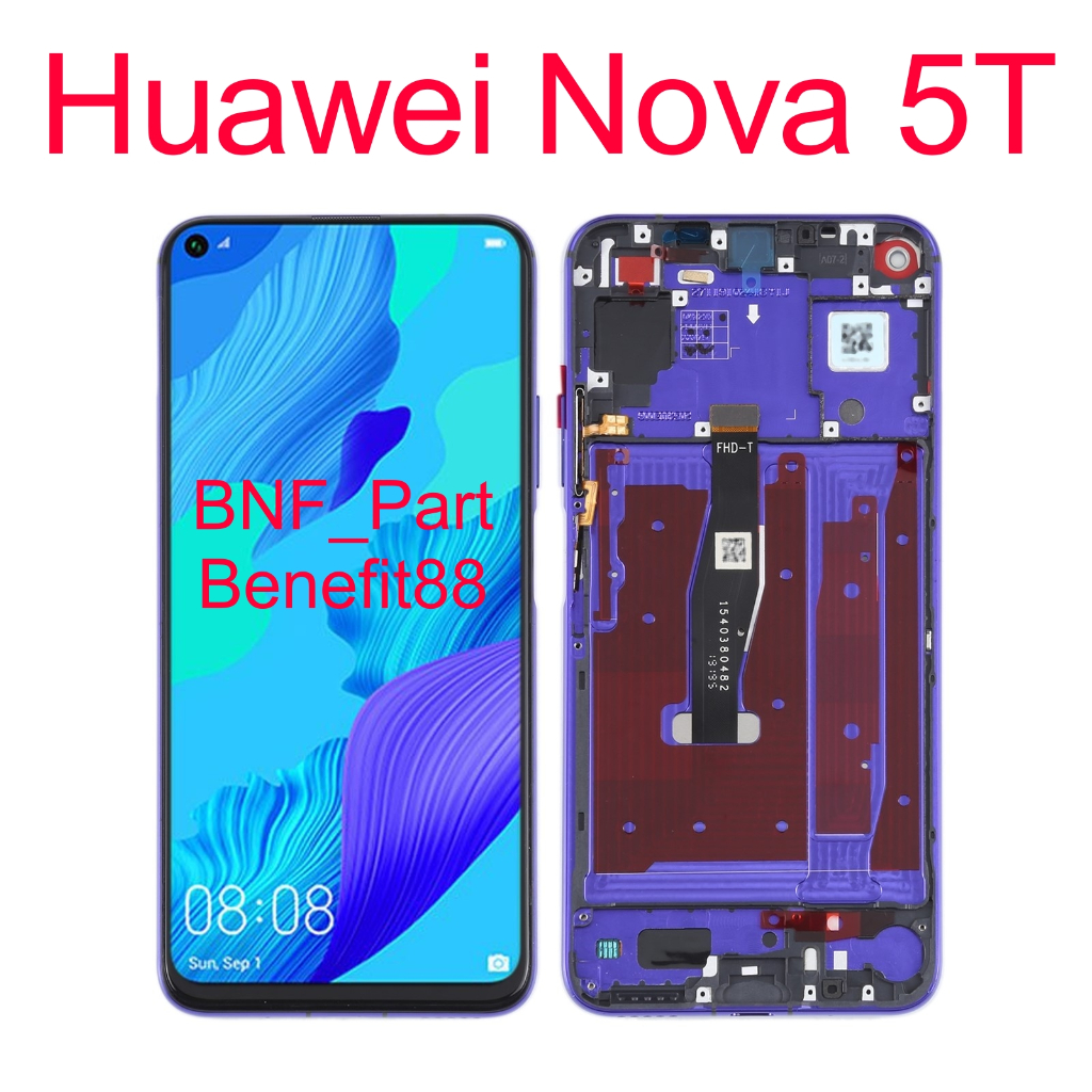 Jual Original LCD plus TouchScreen plus Frame Huawei Nova 5T | Shopee ...