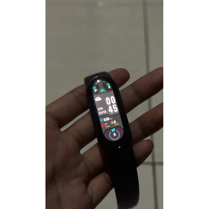 Jual STRAP JAM XIAOMI MI BAND 6 BLACK | Shopee Indonesia