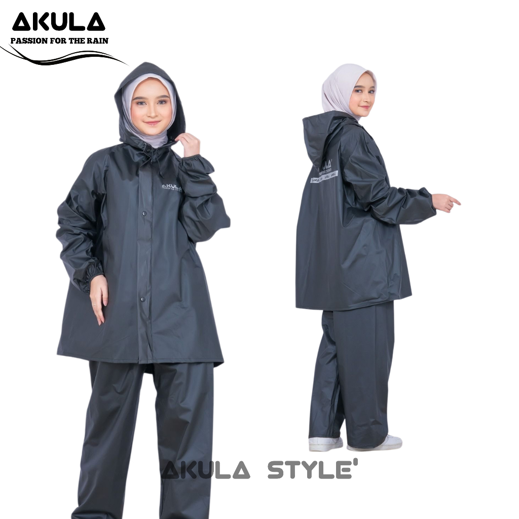 Jual JAS HUJAN, RAINCOAT Pria Wanita Dewasa By AKULA Anti Rembes Bahan PVC 0,25 Tebal Best ...