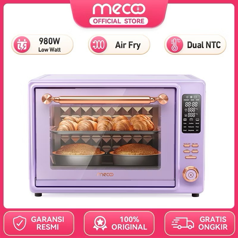 Jual mecco aesthetic premium digital oven 38L smart LED air friyer | Shopee Indonesia