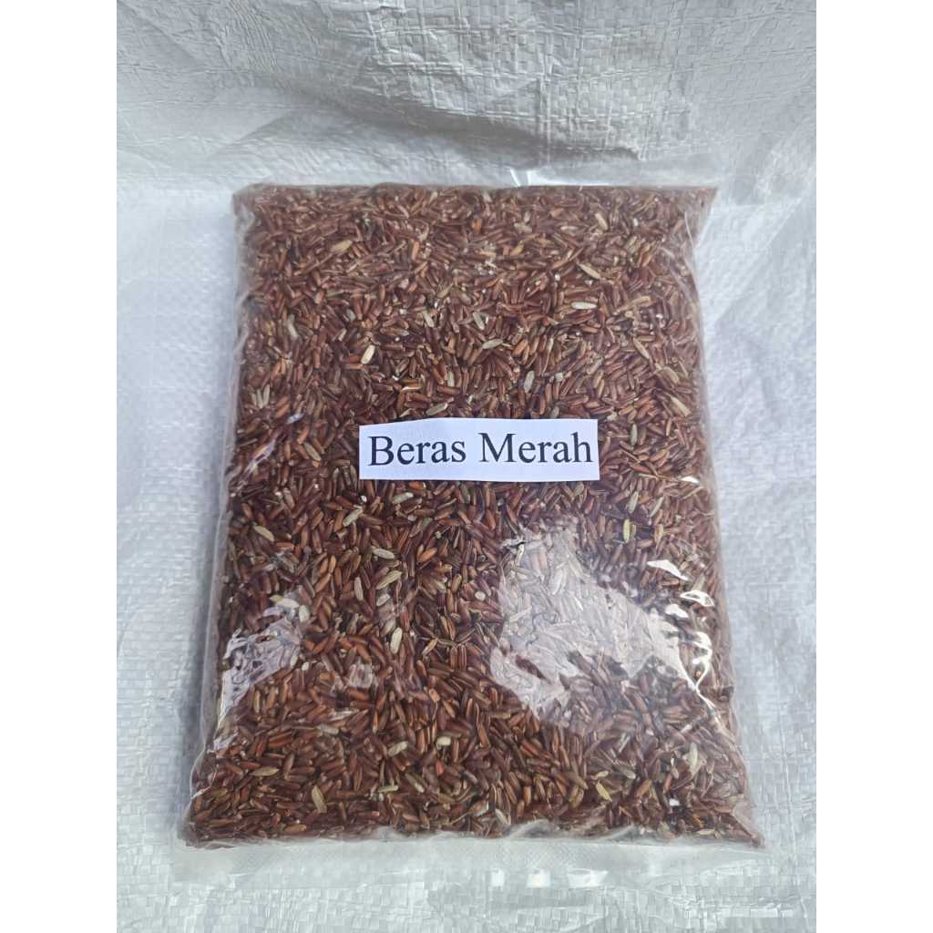 Jual BERAS MERAH 1KG KHUSUS HEWAN PAKAN MERPATI TERKUKUR AYAM | Shopee ...