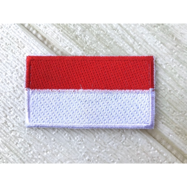Jual Bet Bendera Merah Putih Bordir Badge Bendera Indonesia Kecil ...
