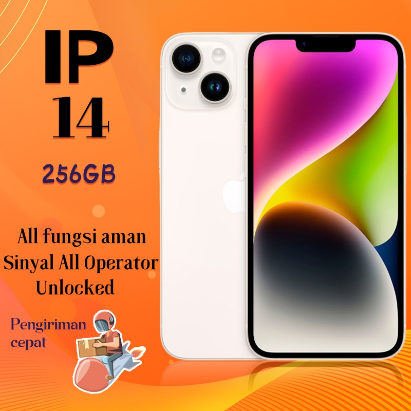 Jual iphone 14 256GB Second Bekas No Minus LCD Original 3utools All fungsi aman NFC Kondisi ...