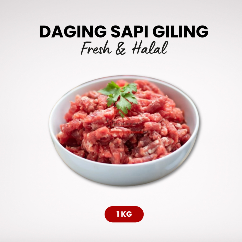 Jual Daging Giling Sapi Ground Beef Fresh Halal 1kg Tangerang Selatan ...