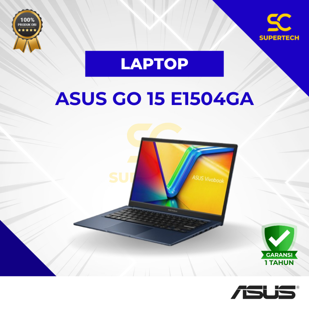 Jual ASUS VIVOBOOK GO 15 E1504GA I3 N305/8GB/256GB/15.6"/W11 Distri ...