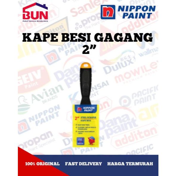 Jual KAPE BESI 2" NIPPON PAINT GAGANG KARET KAPE BESI SERBA GUNA ...