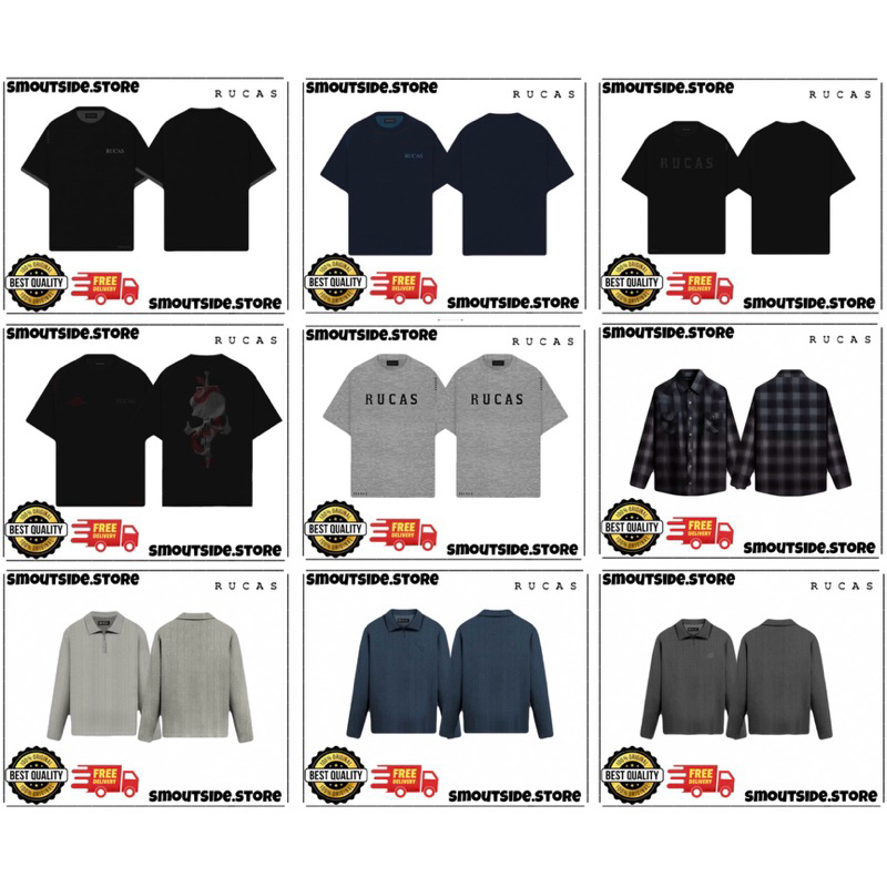 Jual RUCAS "The Initial" Splash Grey, Rucas Reversible Black And Blue ...