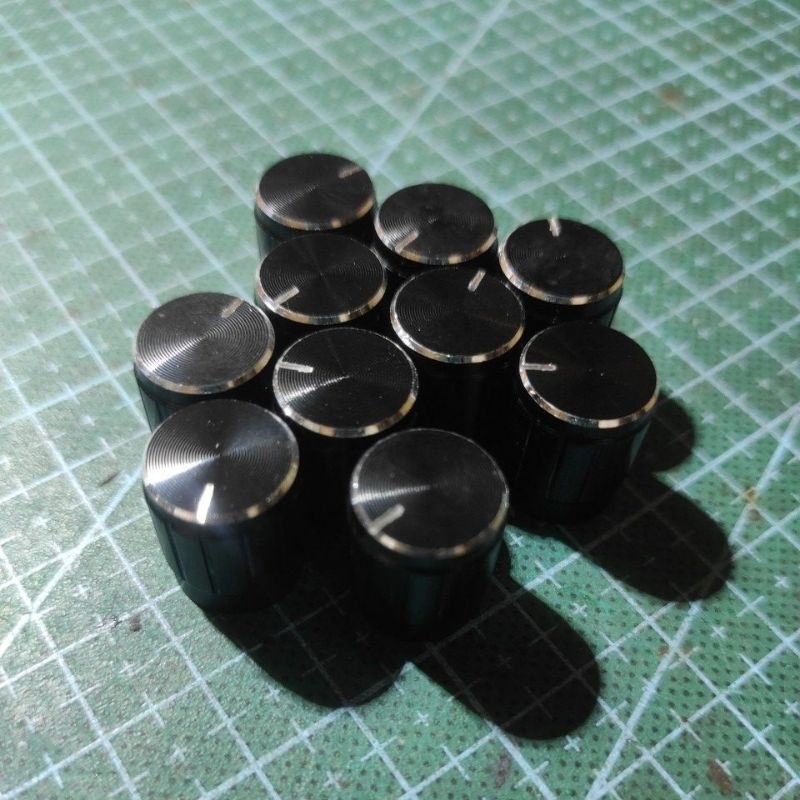 Jual knop potensio metal alumunium 14mm | Shopee Indonesia