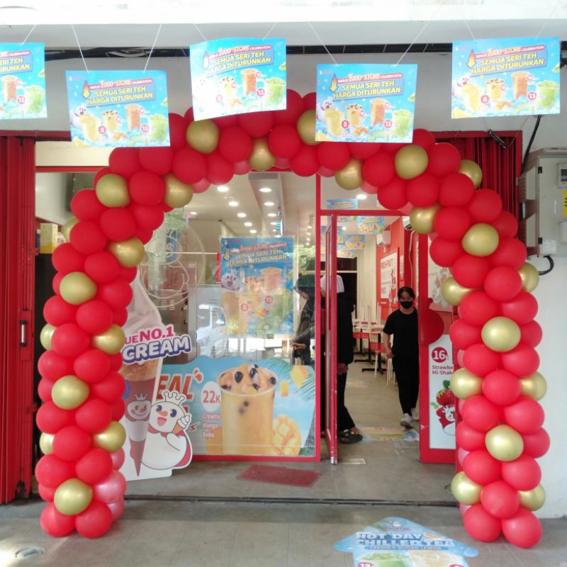 Jual Gapura / Gate balon grand Opening, soft opening, open house, ulang ...