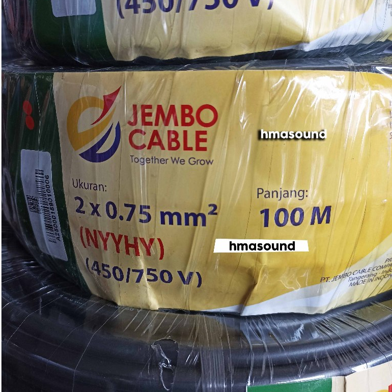 Jual Kabel Listrik Serabut Jembo NYYHY 2x0.75 2 x 0.75 mm 1roll 100m | Shopee Indonesia