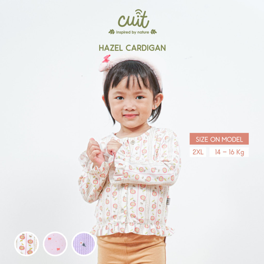 Jual KINTAKUN BABY X CUIT Hazel Cardigan Rib Motif Kardigan Bayi Anak ...
