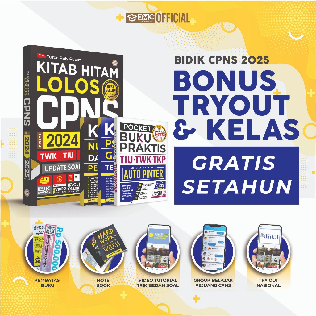 Jual BUKU CPNS 2025 KITAB HITAM LOLOS CPNS 2025 UPDATE KISI-KISI SKB ...