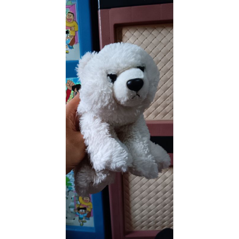 Jual boneka beruang putih AURORA ( preloved ) | Shopee Indonesia