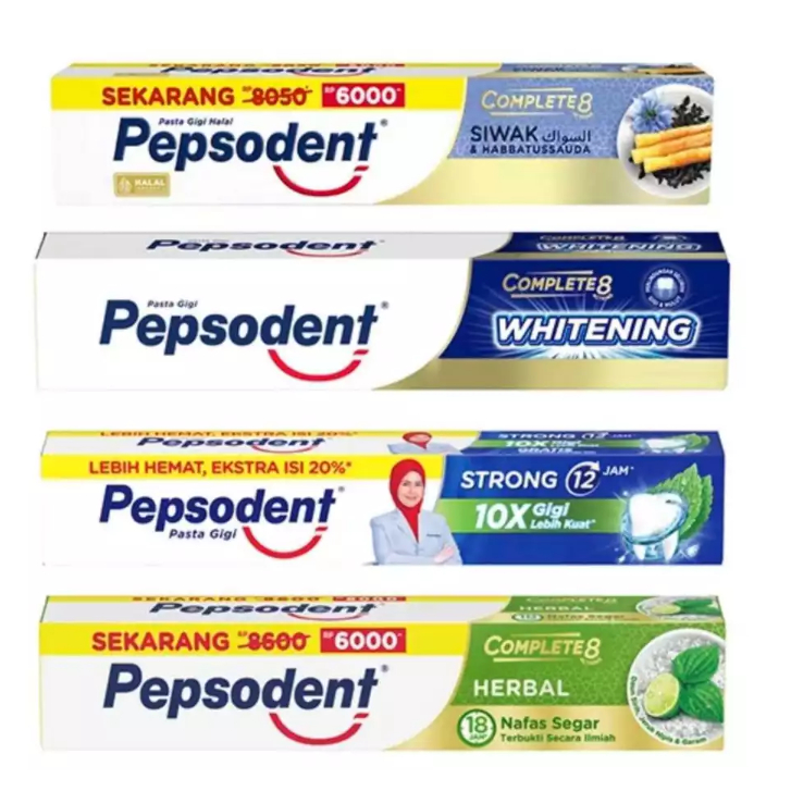 Jual PEPSODENT ALL VARIANT 65G | Shopee Indonesia