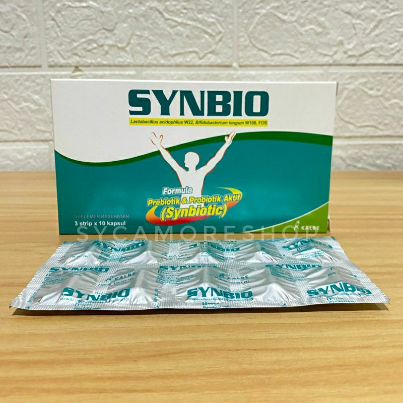 Jual Synbio Suplemen Probiotik Prebiotik Dewasa per Box isi 30 Kapsul ...