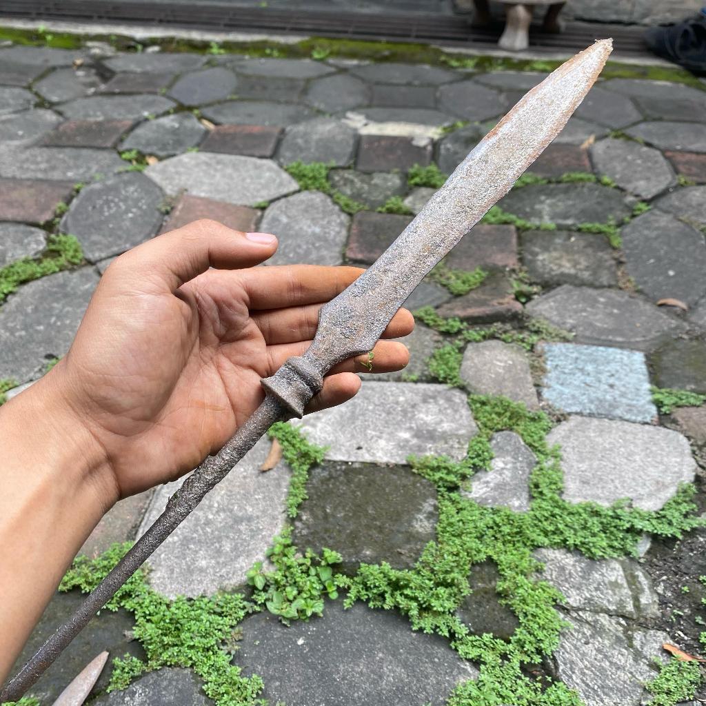 Jual Koleksi tombak kuno antik kondisi belum di warang | Shopee Indonesia