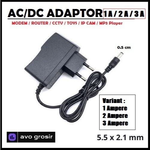 Jual Adaptor DC 12V 2A Router Modem Decorder CCTV Adaptor Lampu Strip ...