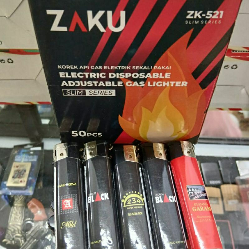 Jual Korek api magnet bodi slim kerem ZAKU / korek api / pemantik ...