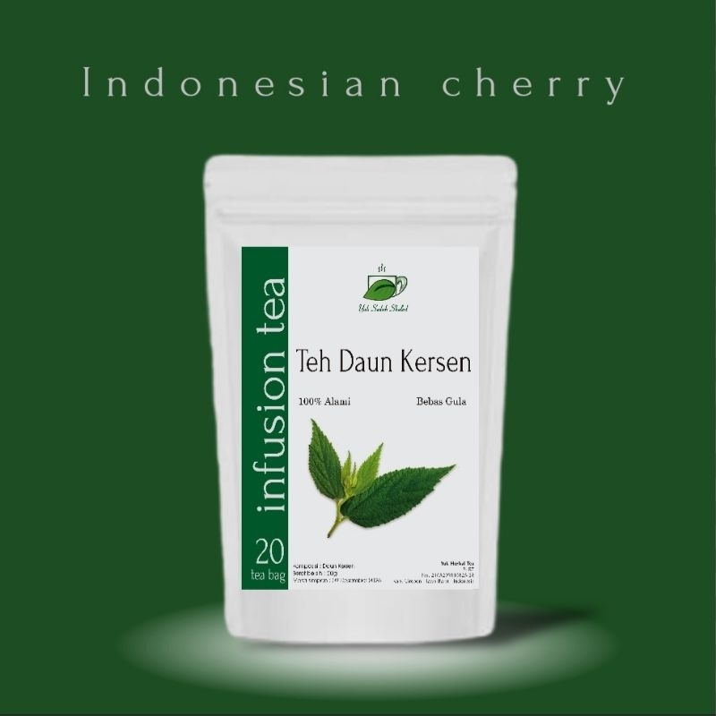 Jual TEH KERSEN / INDONESIAN CHERRY LEAF TEA (20 tea bag) | Shopee ...